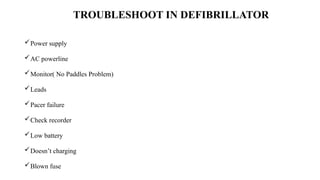 CARDIOLOGY MEDICAL DEVICES AND ITS USE. | PPTX