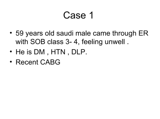 Cardiology morning presentation 2 im1962012 | PPT | Heart and ...