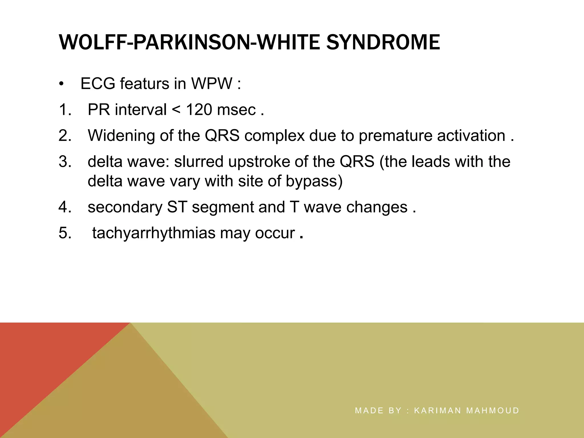Cardiology notes . medical pearls | PPTX