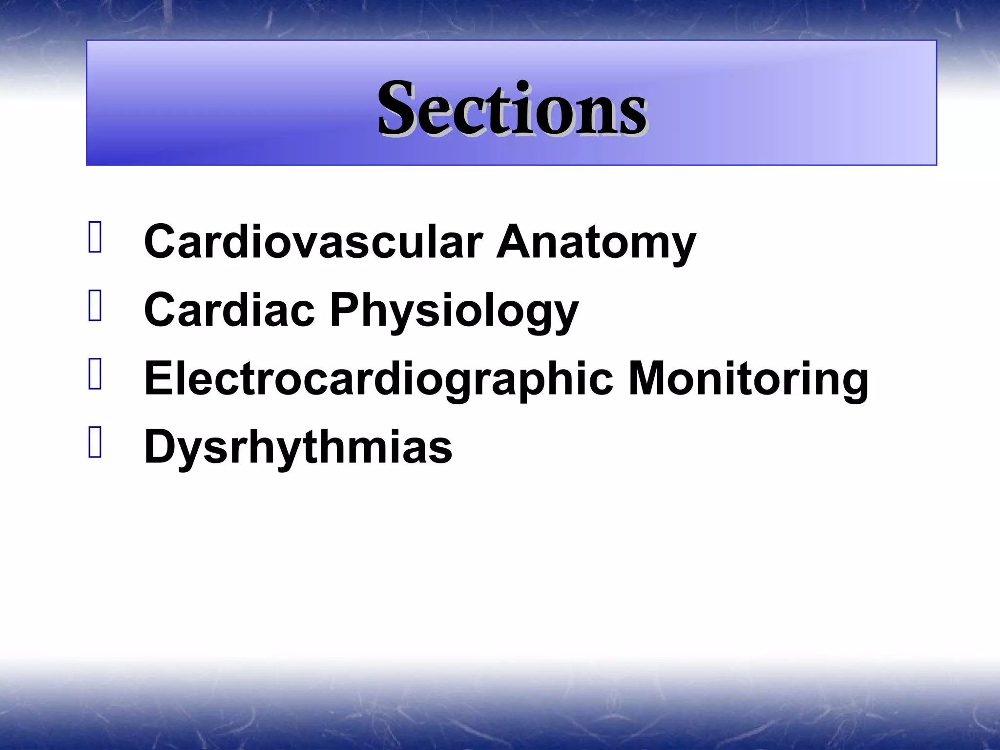Cardiology part 1 | PPT
