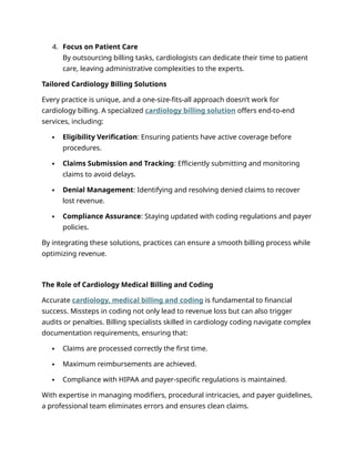 Streamline Your Revenue with Cardiology Billing Services | DOCX