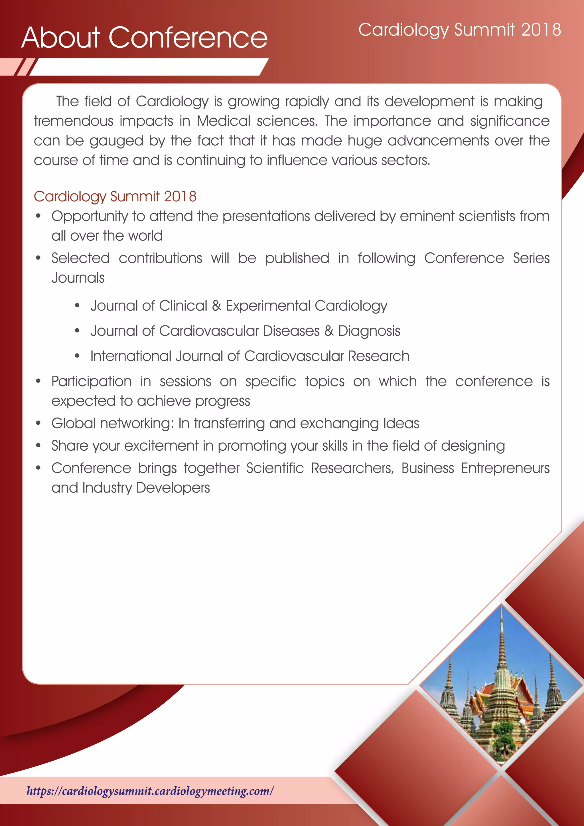 Cardiology summit 2018 brochure | PDF