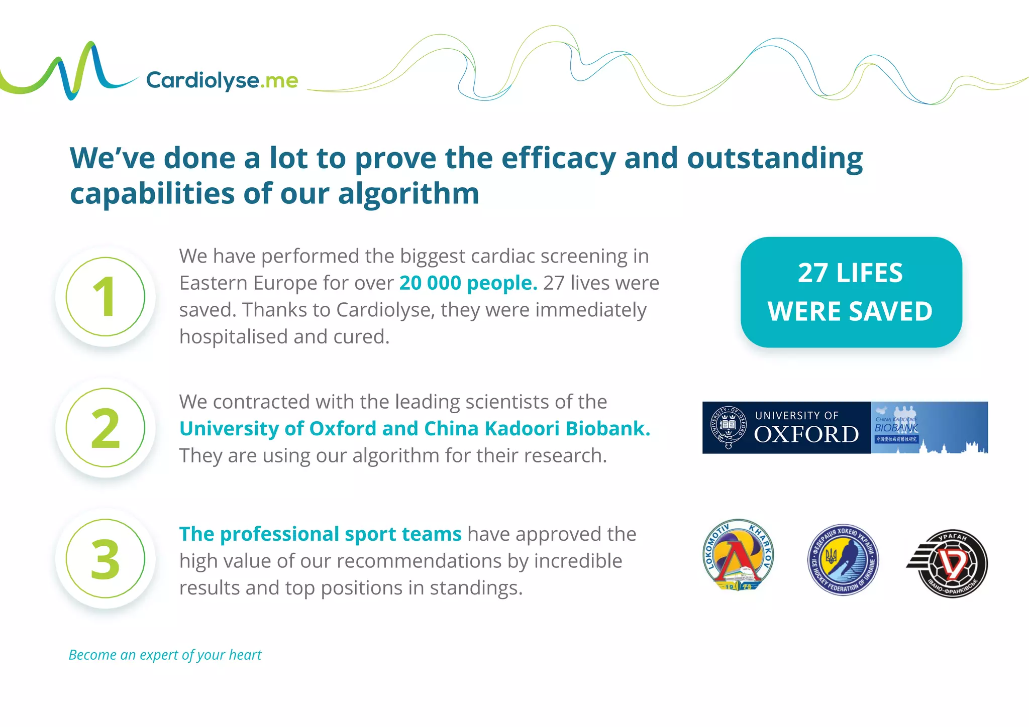 Cardiolyse - Pitch Deck (fitness) | PDF