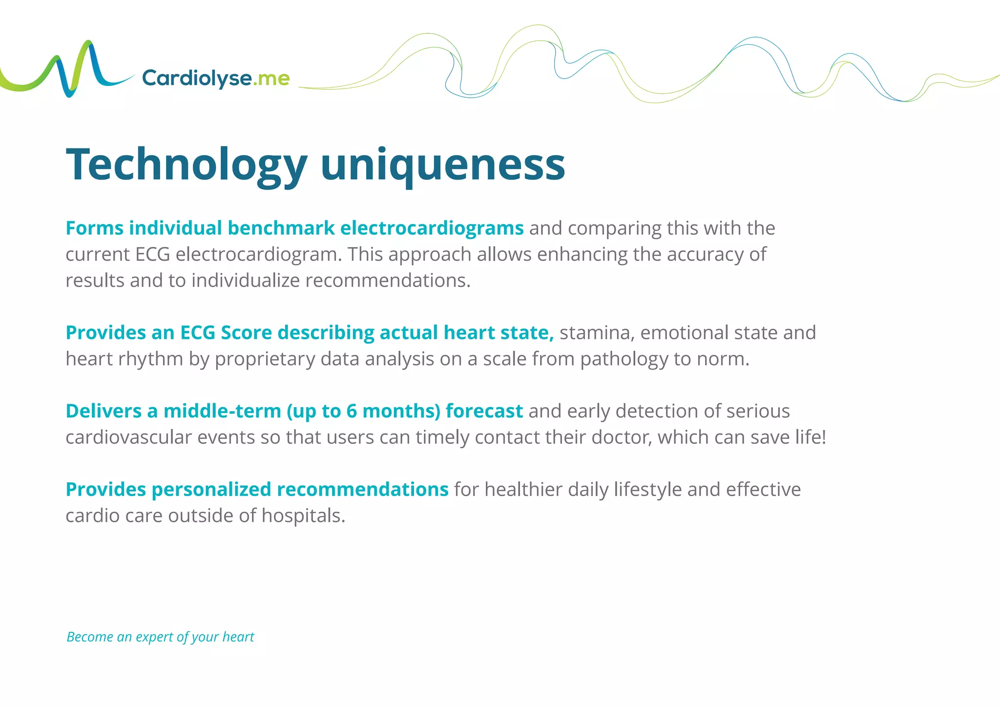 Cardiolyse - Pitch Deck (fitness) | PDF
