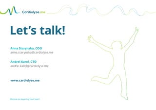 Cardiolyse - Pitch Deck (fitness) | PDF