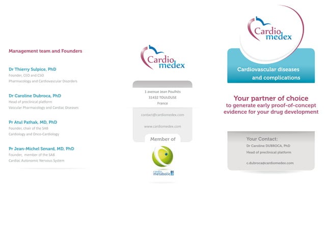 Cardiomedex: preclinical services for cardiovascular diseases and complications | PPT