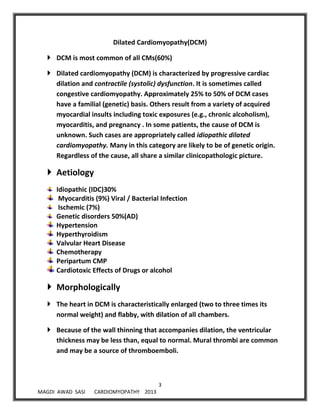 Cardiomyopathies | DOCX