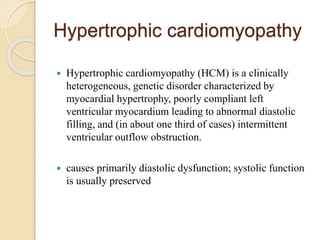 Cardiomyopathies | PPTX | Heart and Cardiovascular Diseases | Diseases ...