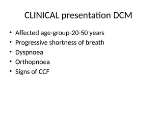 CARDIOMYOPATHIES.pptx . | PPTX