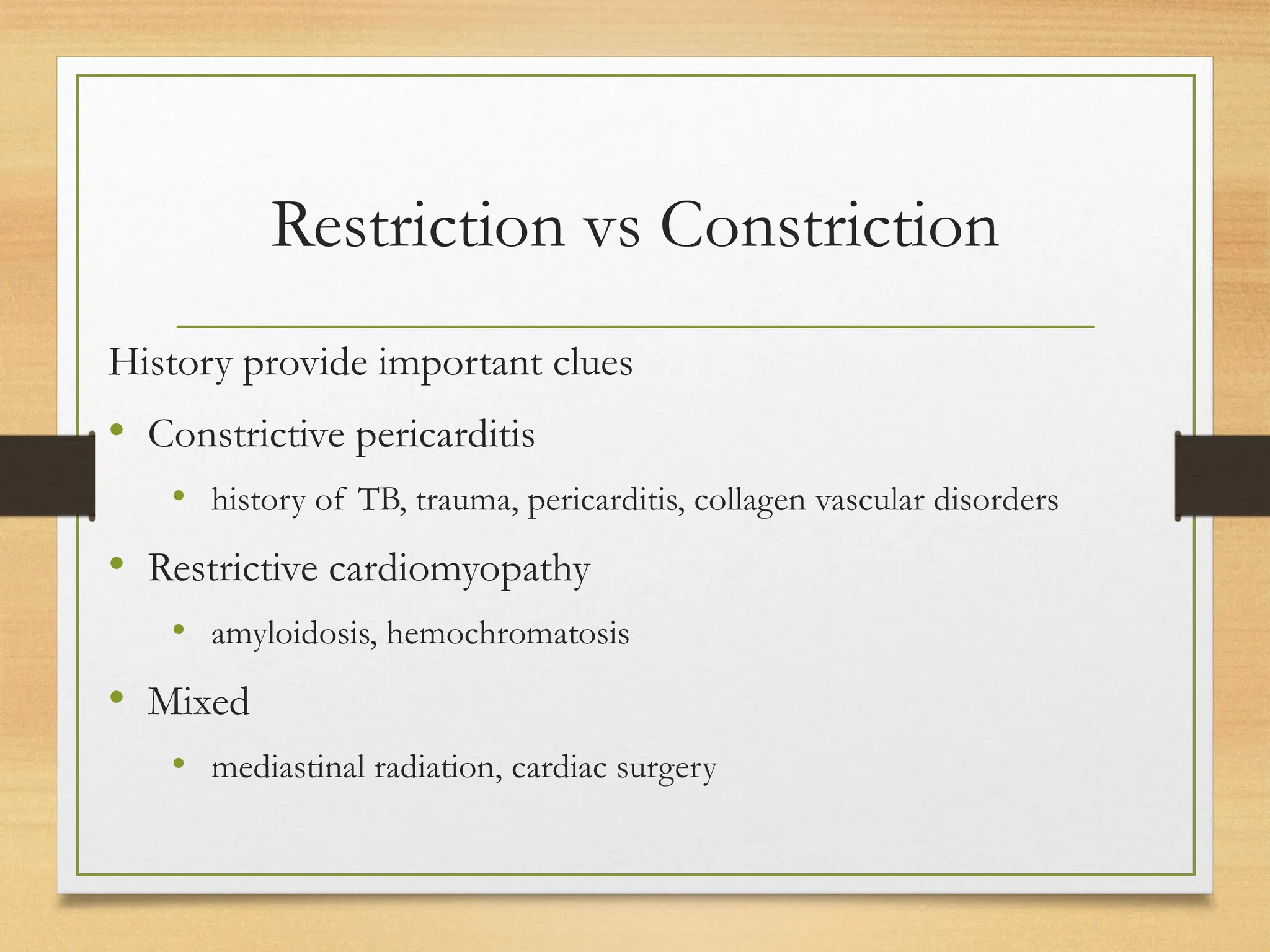 Cardiomyopathies can be dilated, restrictive or inflammatory | PPT