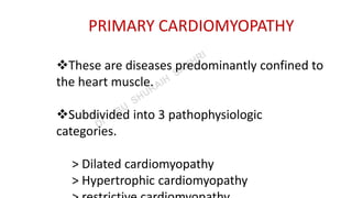 Pathology of Cardiomyopathies | PPTX
