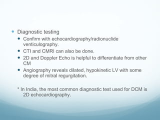 Cardiomyopathy for undergraduates | PPT