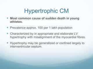Cardiomyopathy for undergraduates | PPT