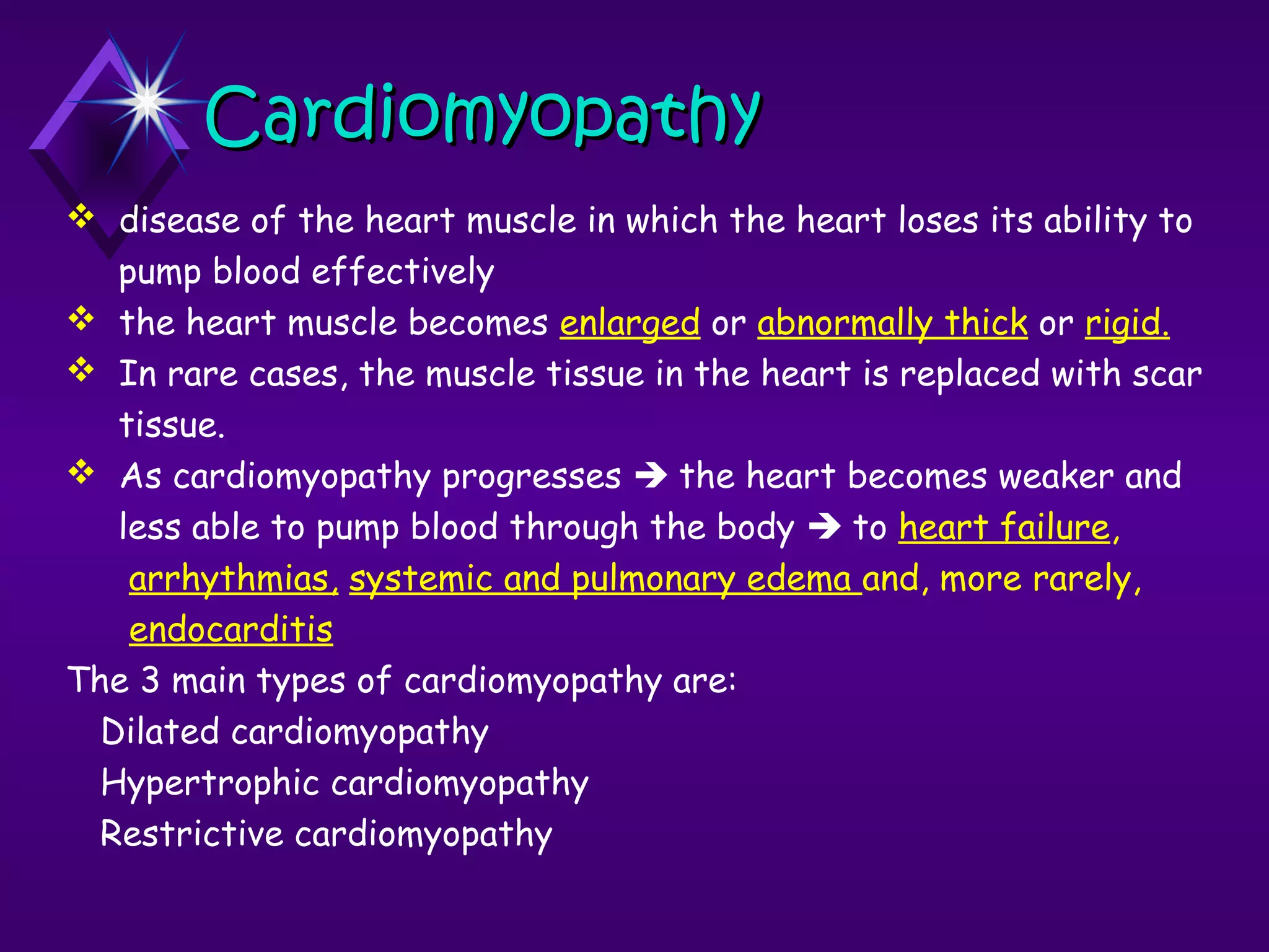 Cardiomyopathy | PPT