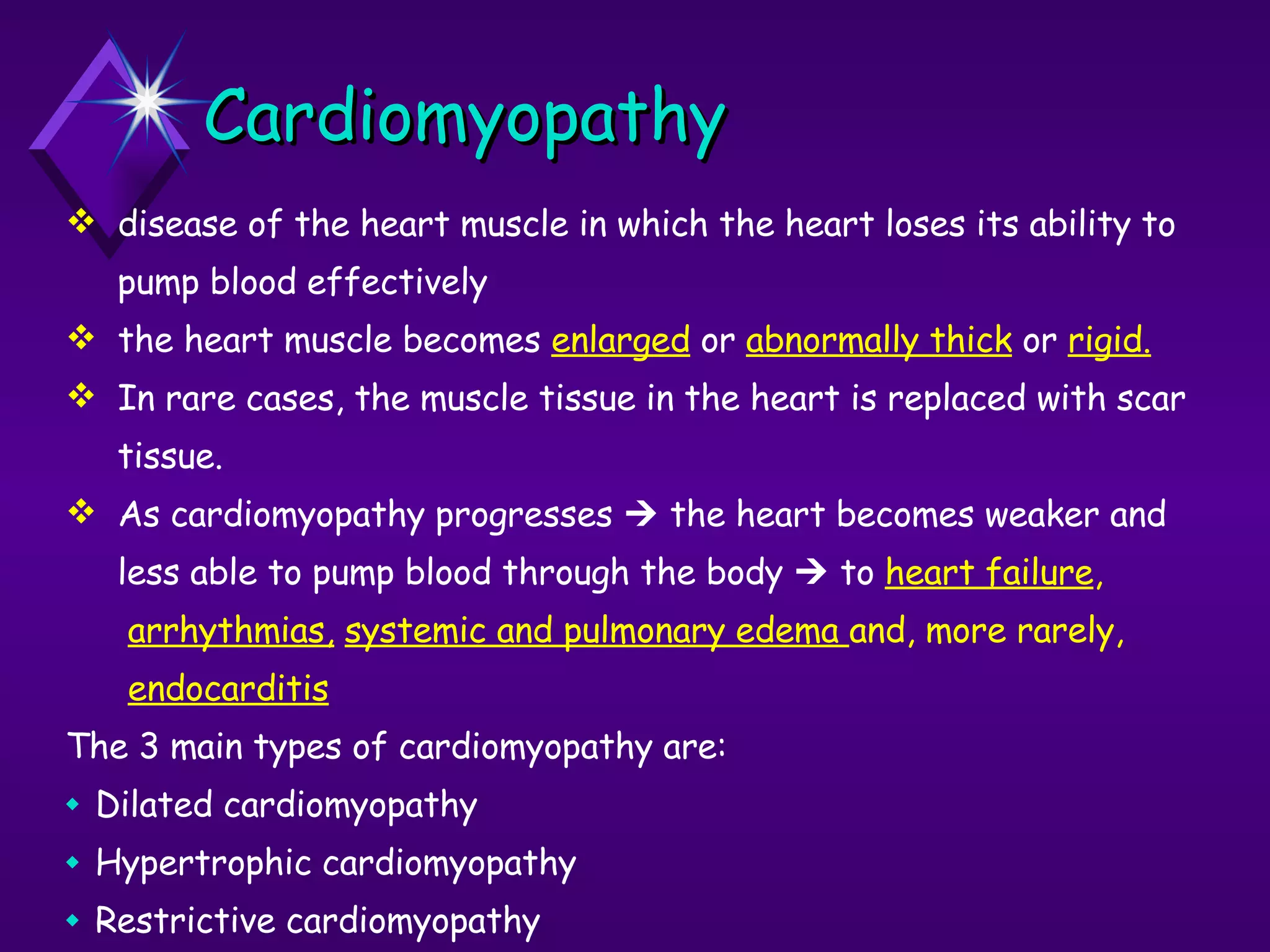 Cardiomyopathy | PPT