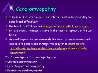 Cardiomyopathy | PPT
