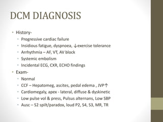 Cardiomyopathy | PPTX