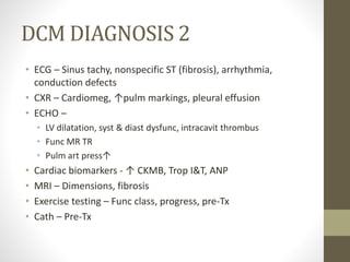 Cardiomyopathy | PPTX