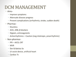 Cardiomyopathy | PPTX