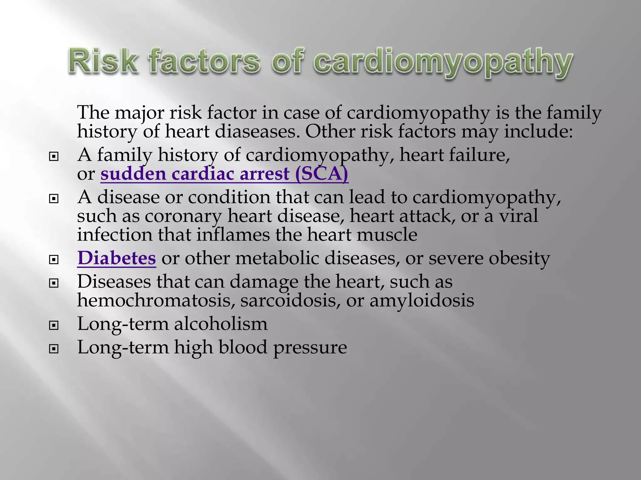 Cardiomyopathy | PPT