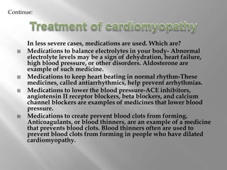 Cardiomyopathy | PPTX