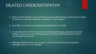Cardiomyopathy | PPTX