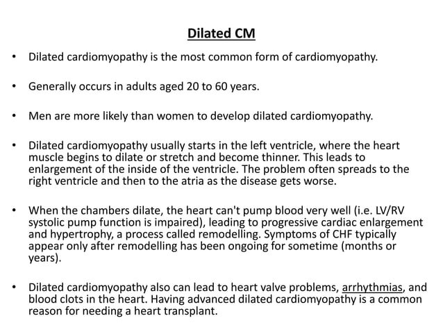 Cardiomyopathy | PPTX