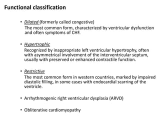 Cardiomyopathy | PPTX