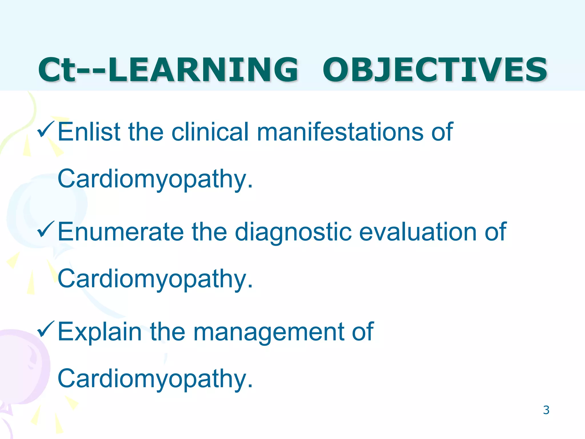 Cardiomyopathy | PPT