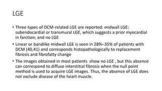 CARDIOMYOPATHY cardiac mri carduiac ct imaging | PPTX