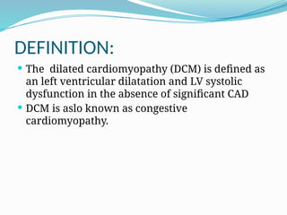 CARDIOMYOPATHY - DILATED CARDIOMYOPATHY.pptx