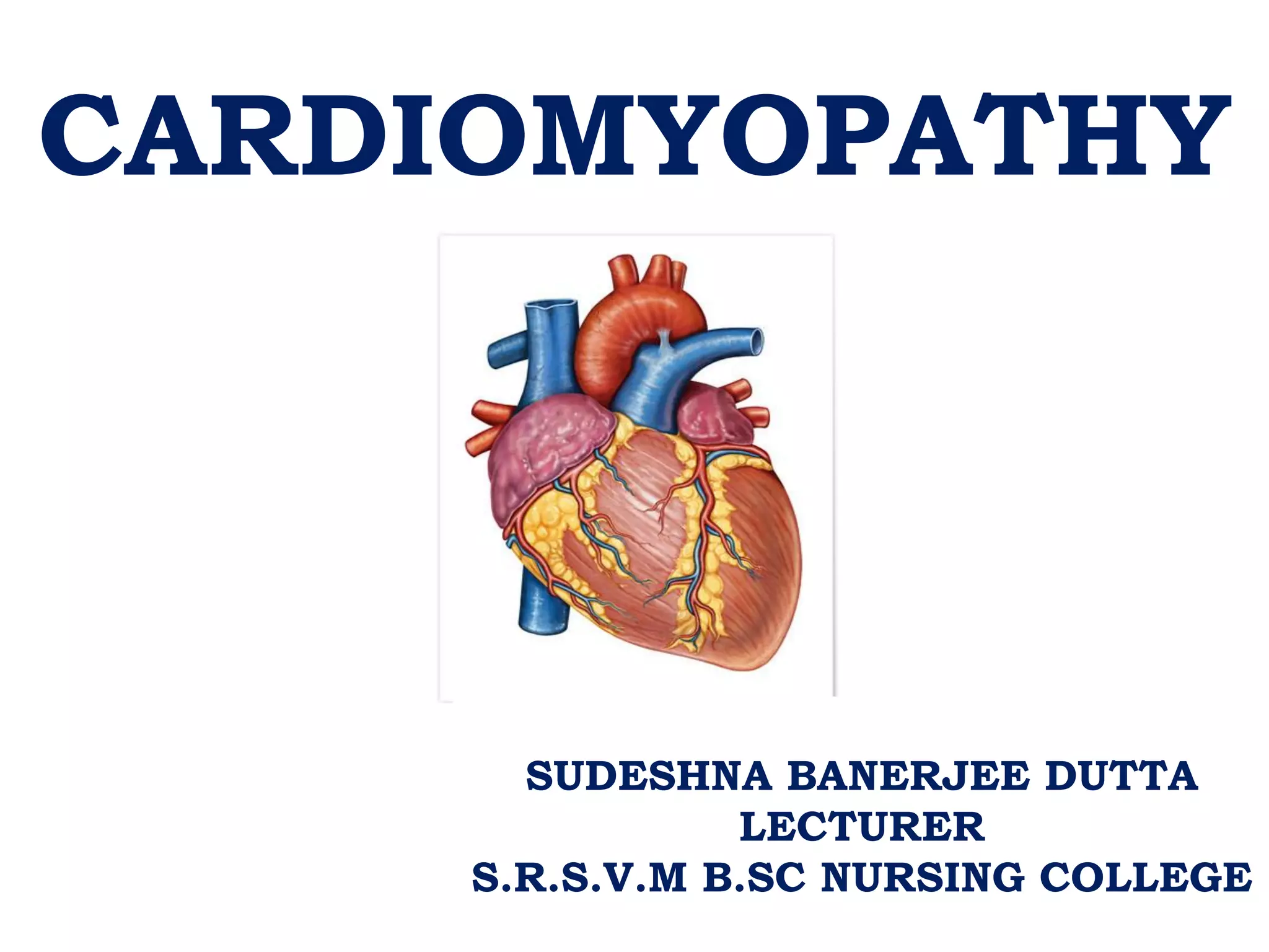 Cardiomyopathy | PPT