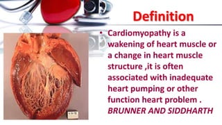Cardiomyopathy | PPTX