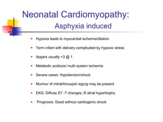 Cardiomyopathy And The Newborn | PPT