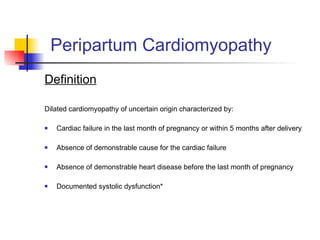 Cardiomyopathy And The Newborn | PPT