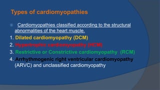 Cardiomyopathy | PPTX
