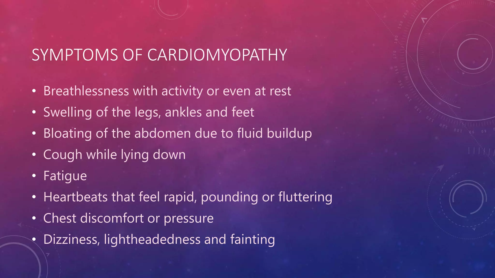 Cardiomyopathy | PPTX