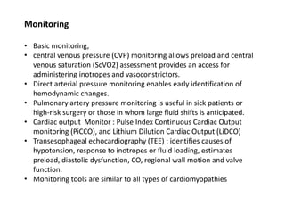 Cardiomyopathy and anesthetic concern | PPTX