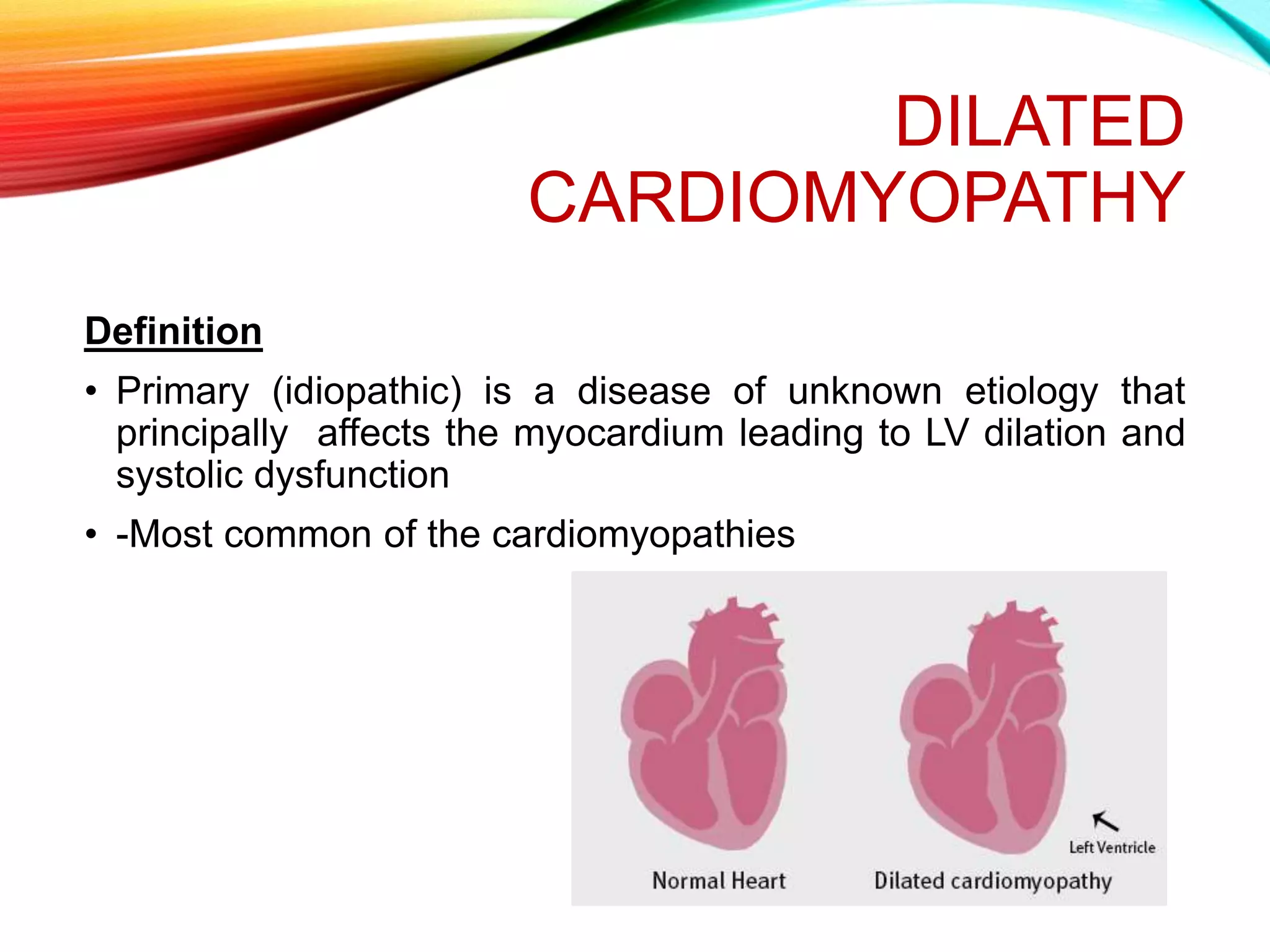 Cardiomyopathy | PPTX