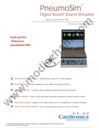 Cardionics | PDF | Lung and Respiratory Health | Diseases and Conditions