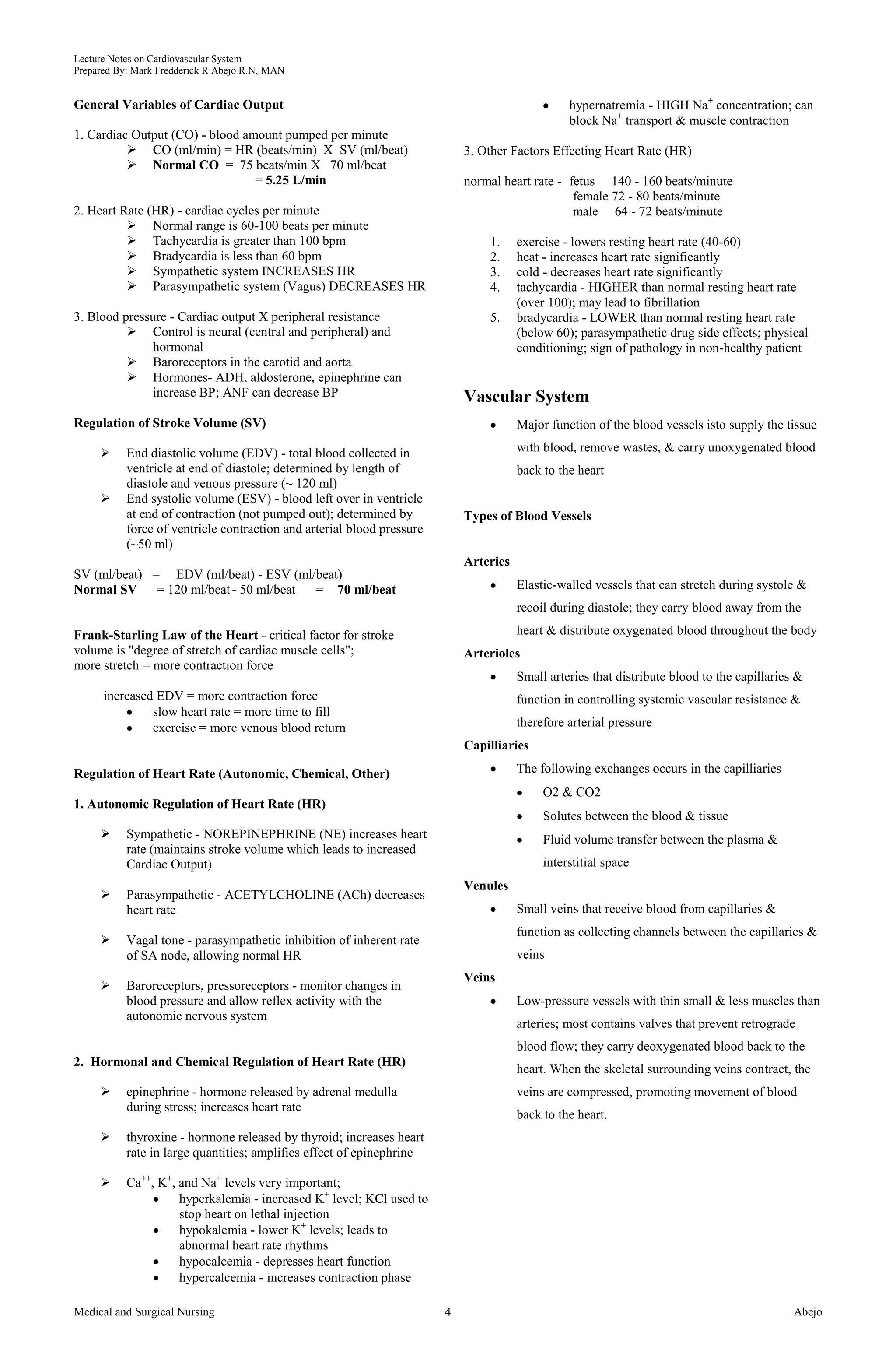 Cardiovascular Nursing | PDF