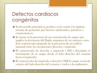 Cardiopatías congénitas | PPTX