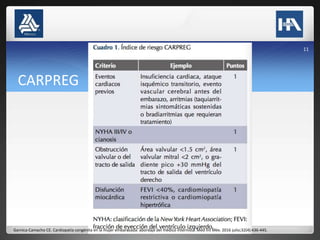 Cardiopatías y Embarazo az | PPTX