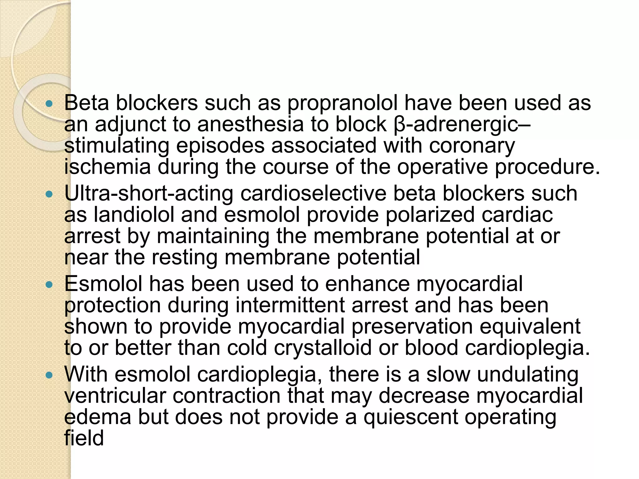 Cardioplegia | PPTX