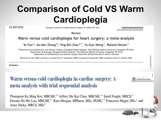 Cardioplegia.pptx | Heart and Cardiovascular Diseases | Diseases and ...