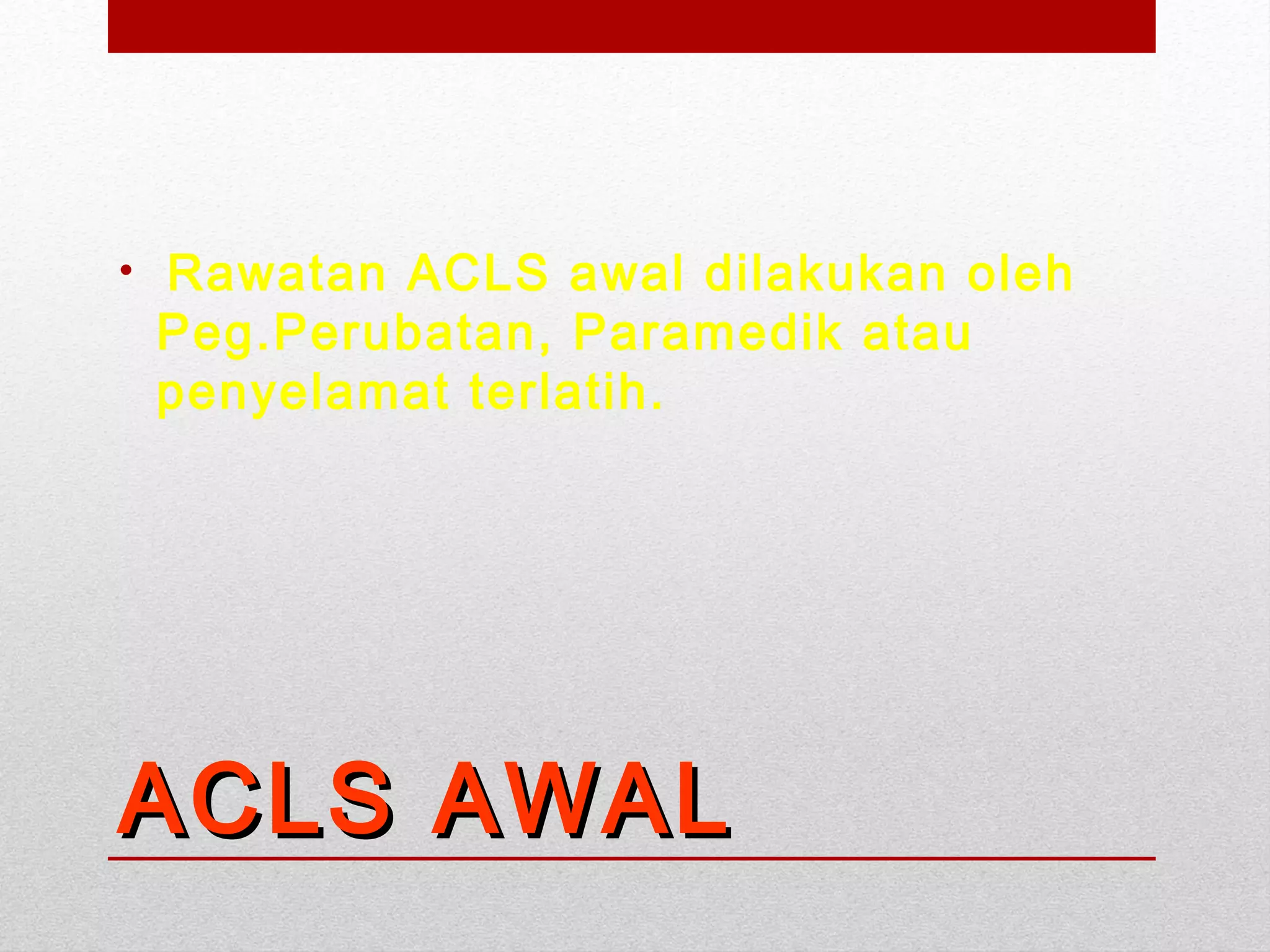 Cardio Pulmonari Resuscitation (CPR) - Kaedah Permulihan Keatas Jantung ...