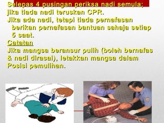 Cardio Pulmonari Resuscitation (CPR) - Kaedah Permulihan Keatas Jantung ...