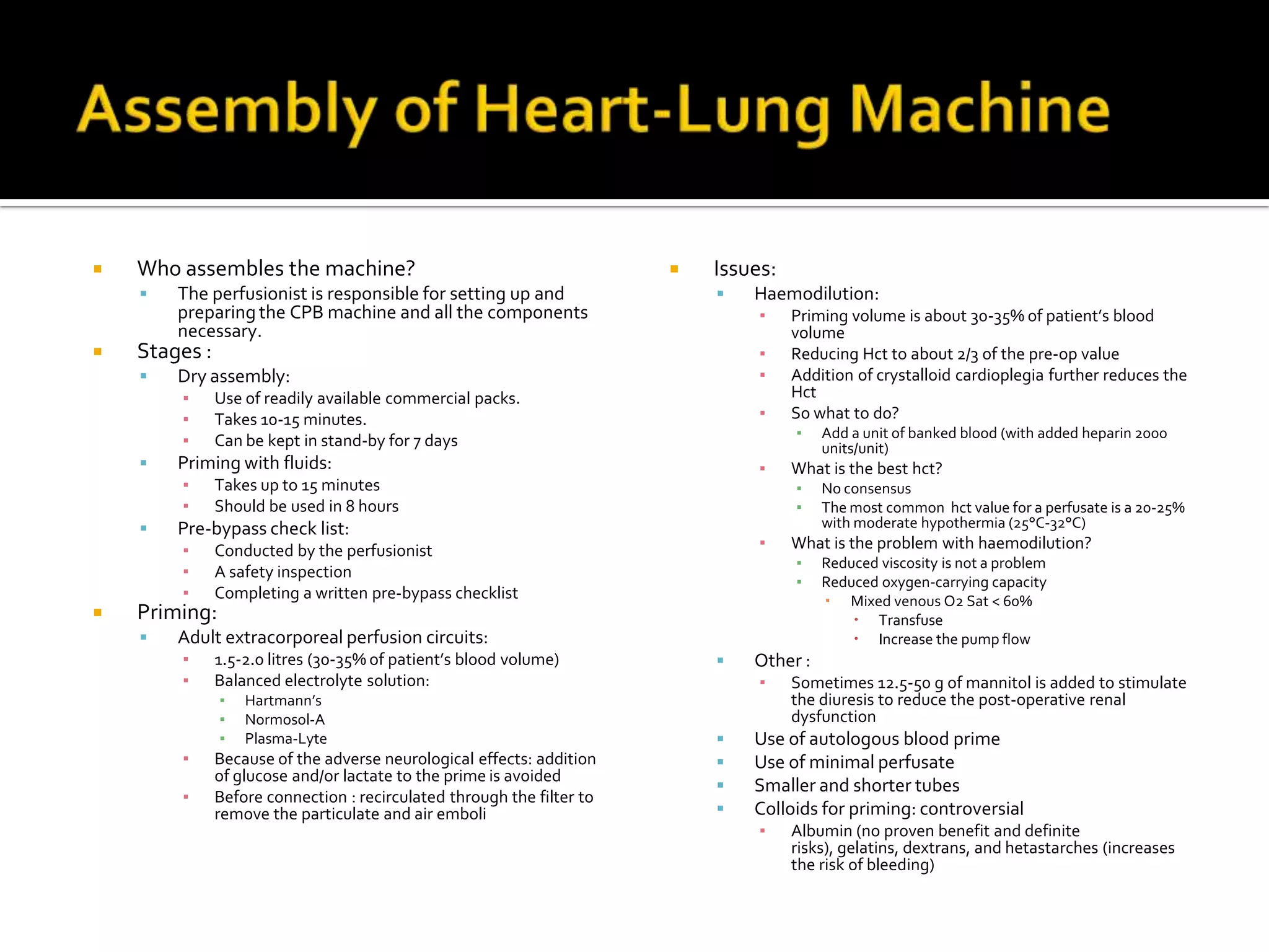 Cardiopulmonary bypass | PPTX