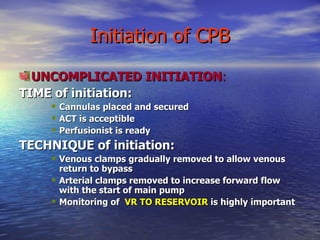 Cardiopulmonary bypass | PPT