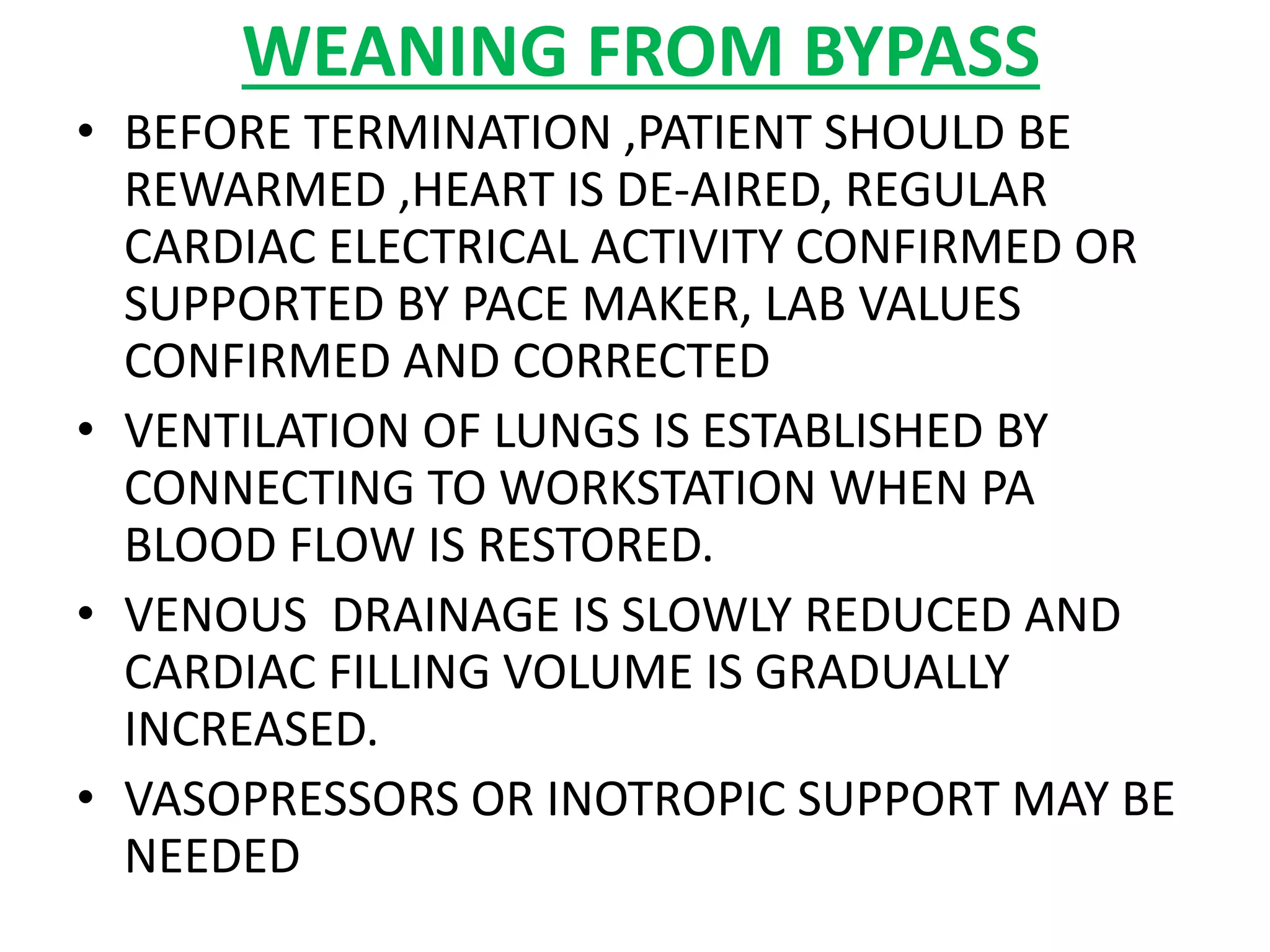 Cardiopulmonary bypass | PPTX